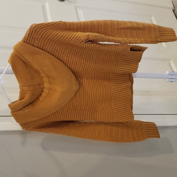 Aeropostale | Sweaters | Womens Aero Hoodie Sweater Gold Xs | Poshmark